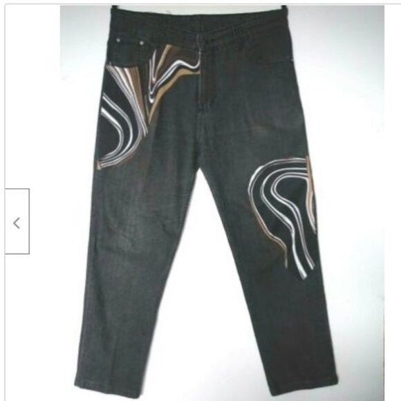 VTG Hence | Jeans | Mens Upcycled Jeans Hippie Boho Style Stretch Gray ...